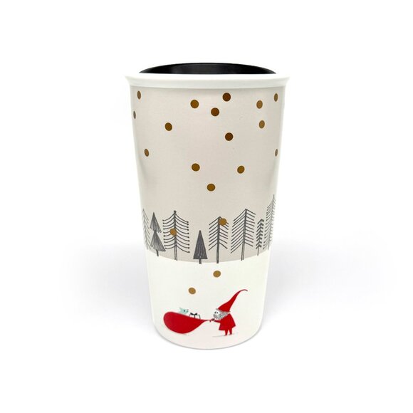 Starbucks | Dining | New Starbucks Christmas 28 Santa In Snowy Forest ...